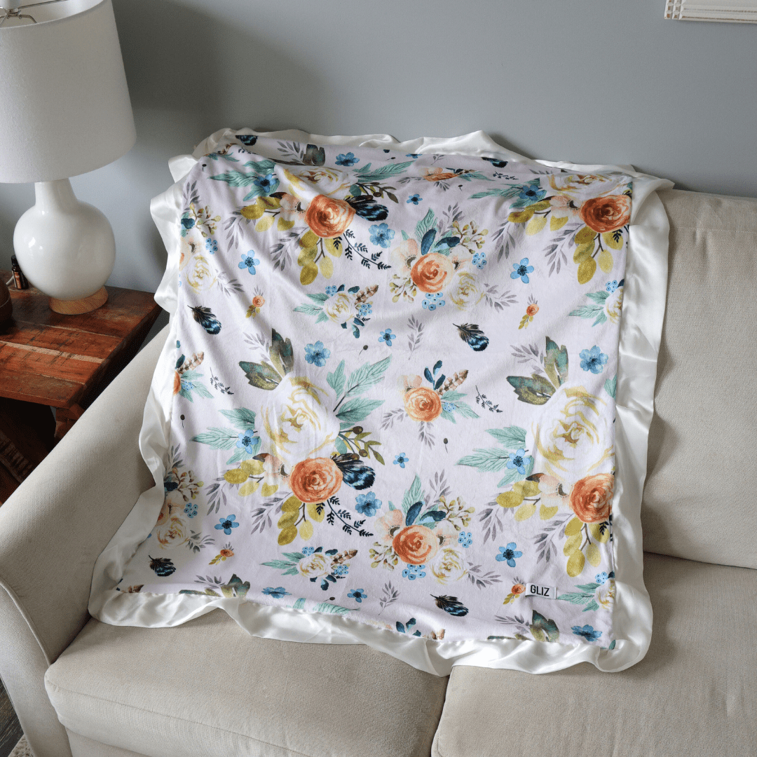 Gliz Design CA | Blankets - Spring Floral