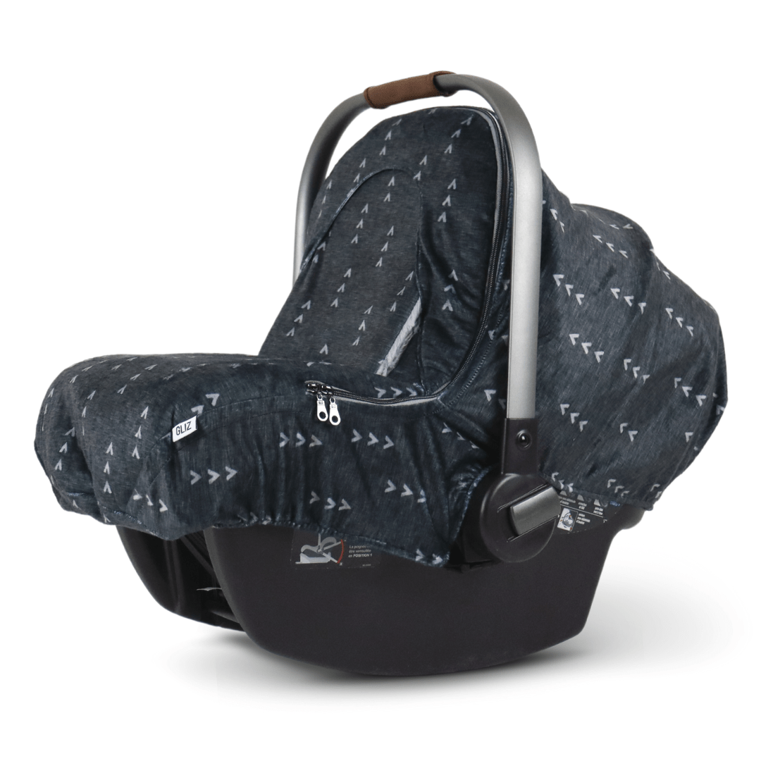 Gliz Design - Winter Car Seat Covers - Tri Triple Arrows